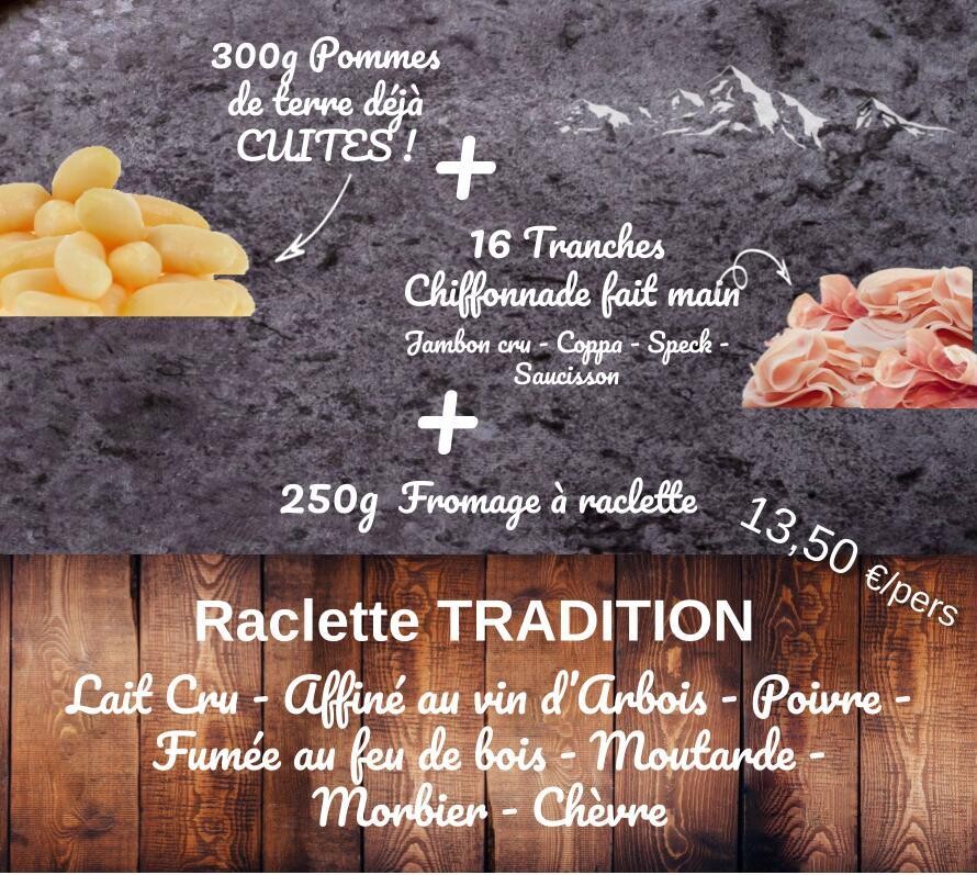 Livraison de raclette partout en France - Tout pour la raclette