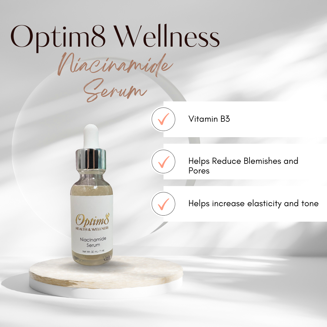 Optim8 Niacinamide Serum, 1 oz - Store - Optim8 Health & Wellness | Personalized Wellness Solutions