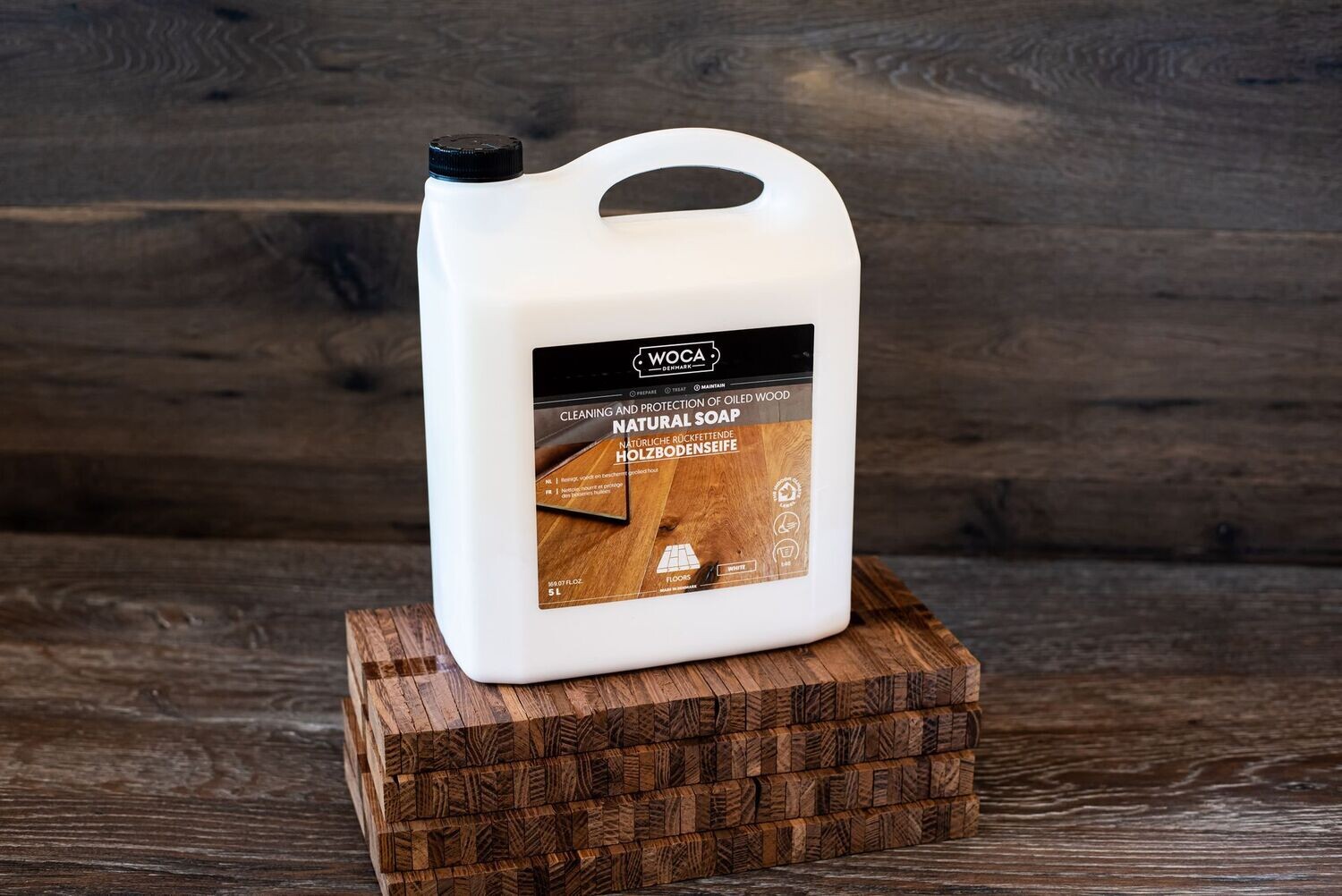 WOCA Holzbodenseife weiß 5 Liter (511150A)