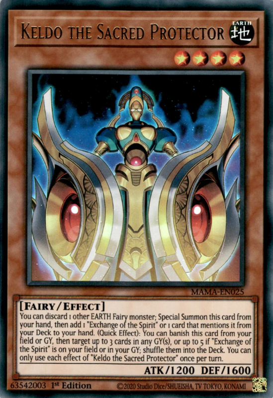 Keldo the Sacred Protector - MAMA-EN025 - Ultra Rare 1st Edition