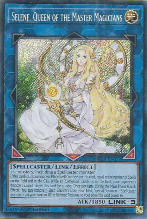 Selene, Queen of the Master Magicians - BLCR-EN092 - Secret Rare 1st ...