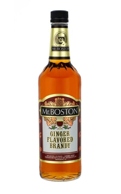 MR. BOSTON GINGER FLAVORED BRANDY 1L
