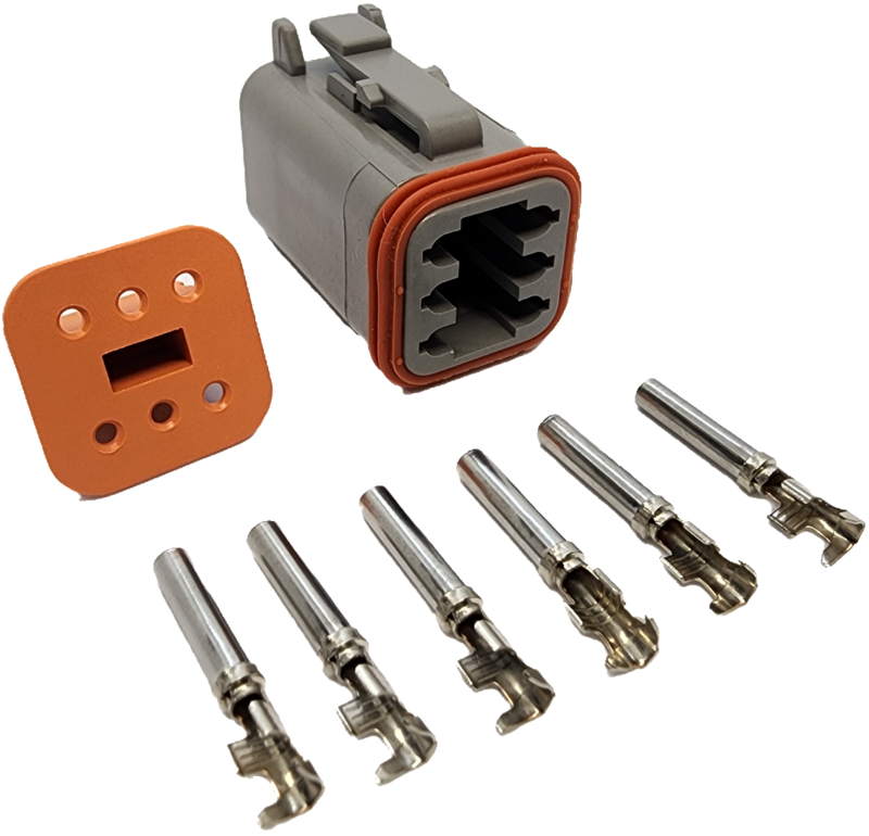 6-Pin Deutsch Plug (DT06-6S)