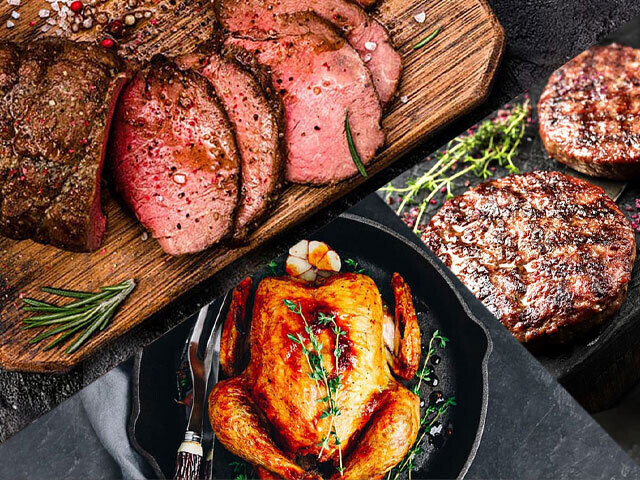 Non-Gmo Pasture Raised Pork, Chicken and Grass Fed Beef