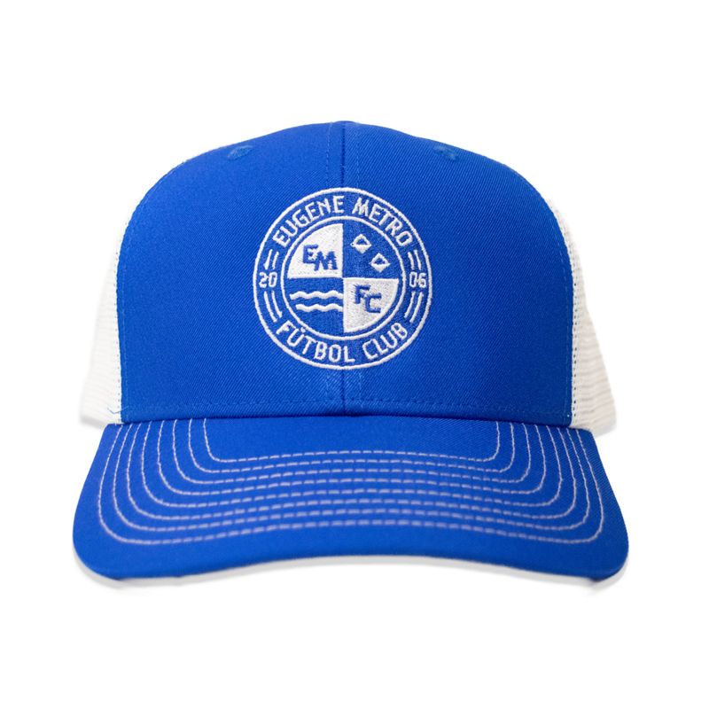 EMFC Trucker Cap - Blue/White