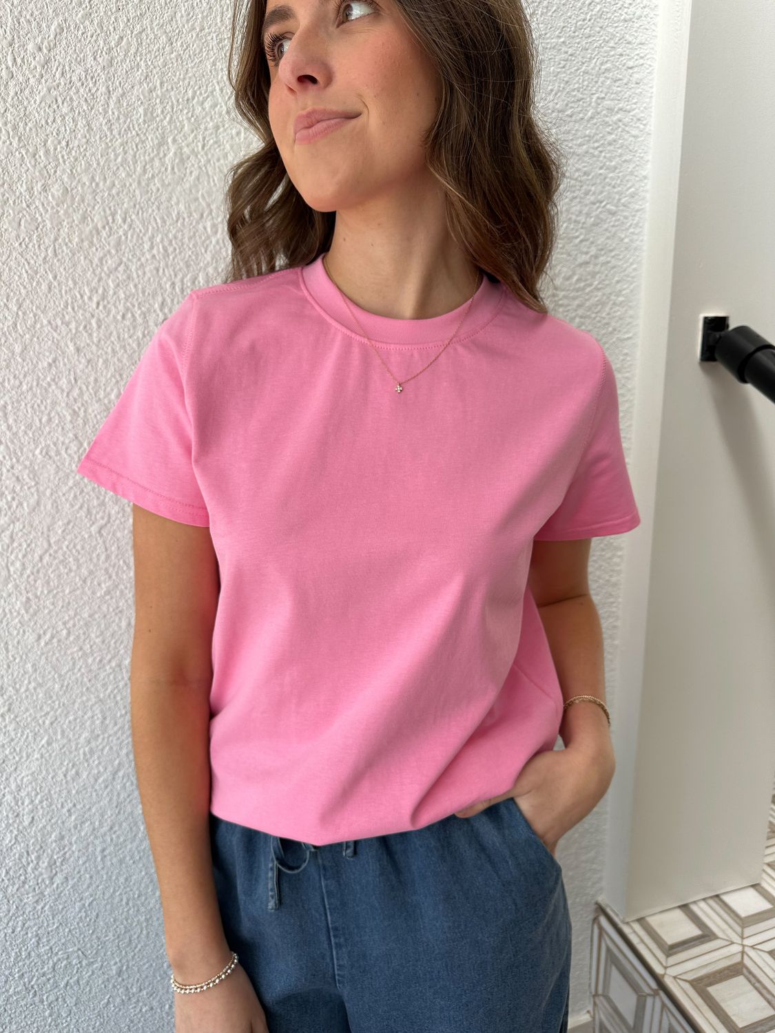 Pink Lane Everyday Tee