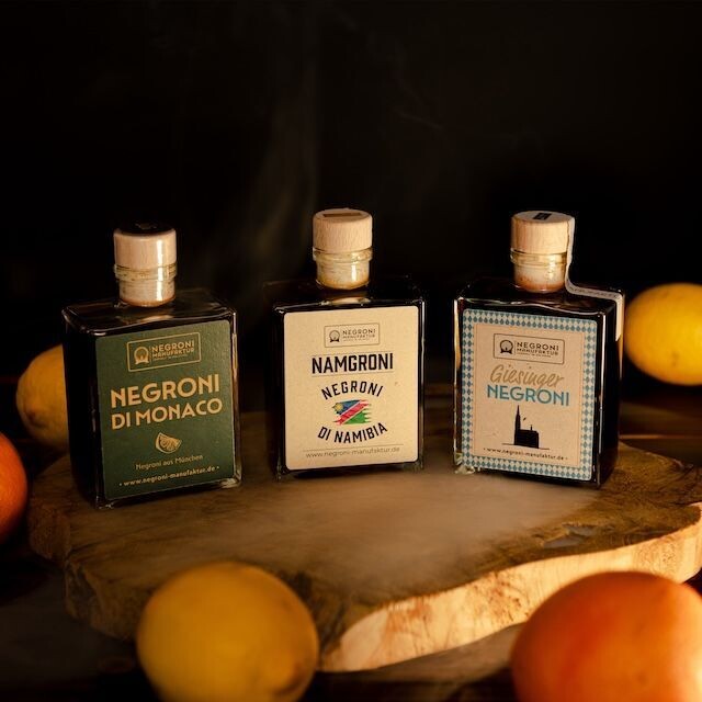 3er-Pack Negroni: Bottled Premium-Cocktails | Trinkfertig