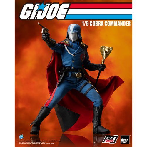 G.I. Joe Cobra Commander FigZero 1/6 Scale Action Figure