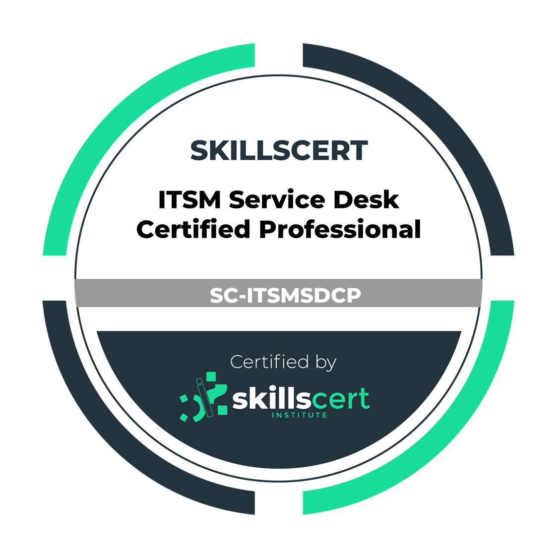 ITSM Service Desk Certified Professional SC-ITSMSDCP