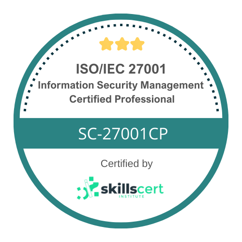 ISO/IEC 27001 Information Security Management Certified Professional SC ... ISO/IEC 27001 Information Security Management Certified Professional SC ...