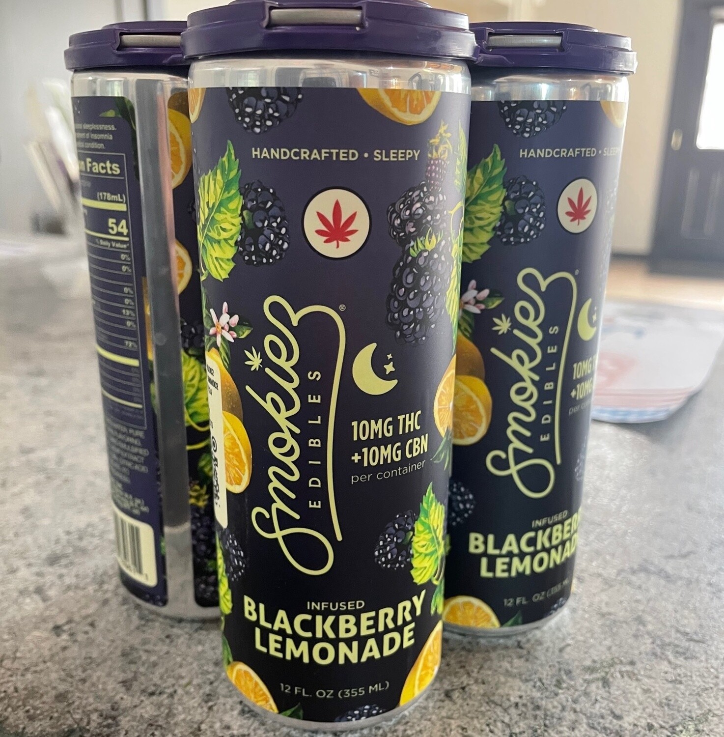Smokiez Blackberry Lemonade (10mg THC 10mg CBN)