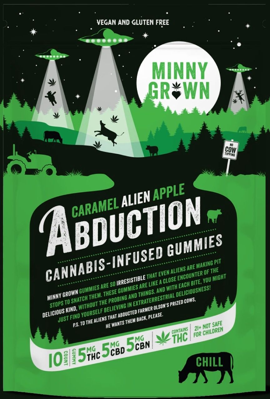 Caramel Alien Apple Abduction Gummies