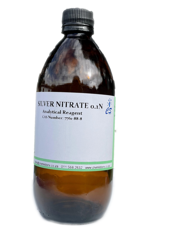 Silver nitrate 0.1N, 2.5L
