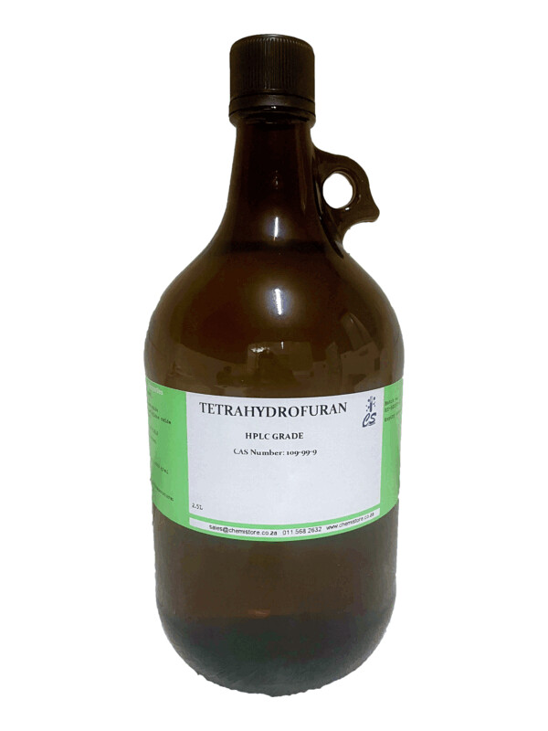 Tetrahydrofuran (THF) HPLC Grade, ≥99.9%, 2.5L