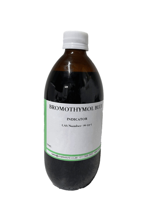 Bromothymol blue indicator solution, 500ml