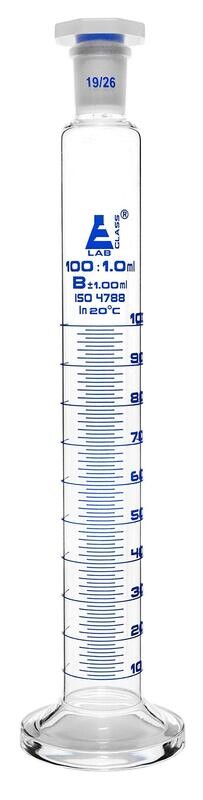 Measuring cylinder with stopper, 1000ml