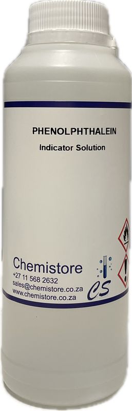 Phenolphthalein 1%w/v in 95% v/v alcohol, 500ml