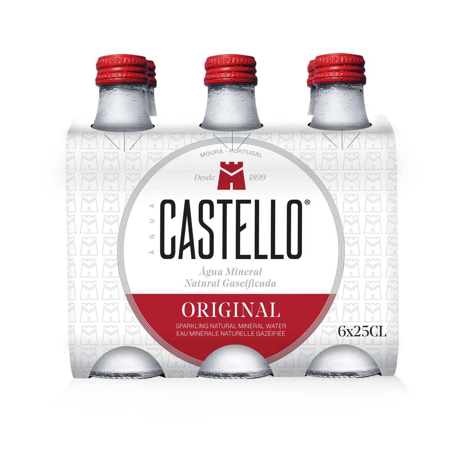 Água Castello Original 6x25cl | Oinos - Compre Água Mineral de Qualidade