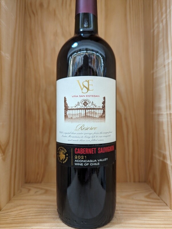 VINA SAN ESTEBAN CABERNET SAUVIGNON RESERVE 2021