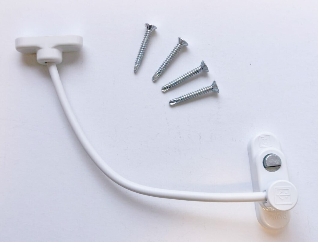 Penkid Non Locking Push Release Cable Window Safety Restrictor ...