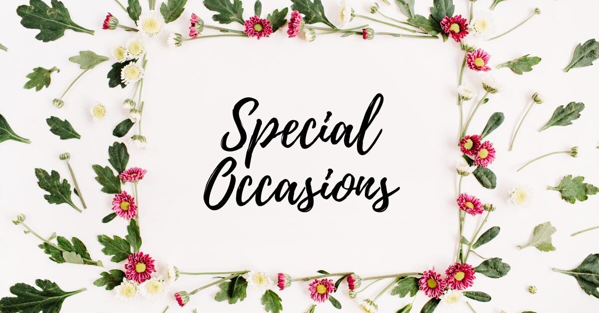 Special Occasions
