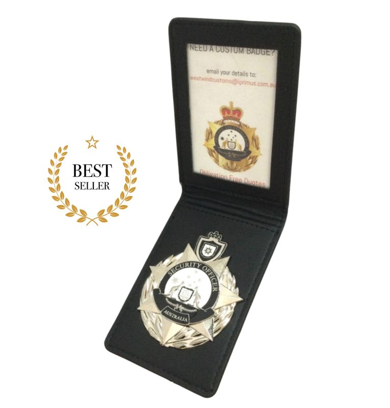 Security Badge with ID Wallet & Security Supplies