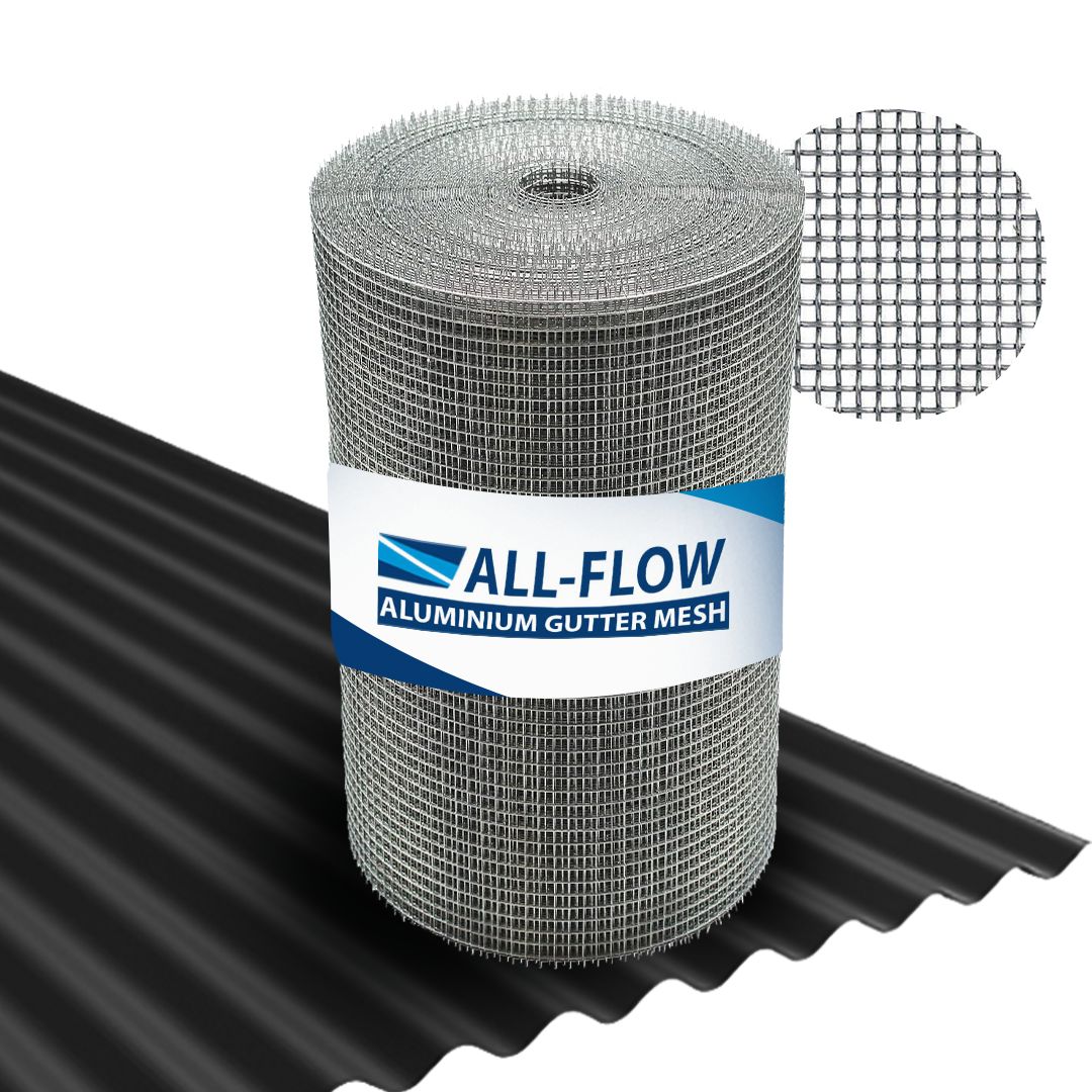 Metal Roof Gutter Guard & Valley KIT for Corrugated Roof (Woven Mesh)