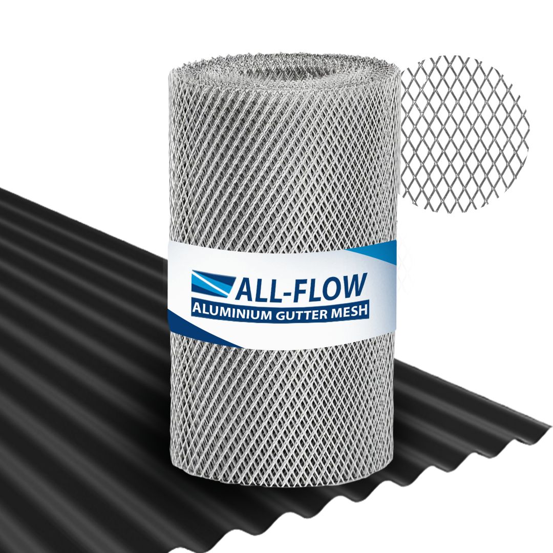 Gutter Guard KIT for Corrugated Metal Roof (Expanded Mesh)