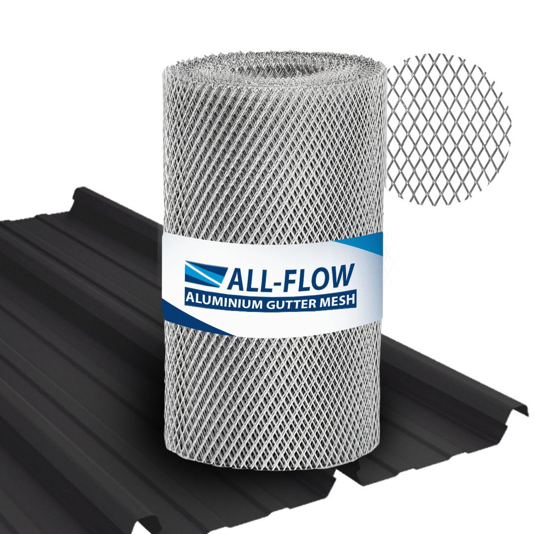 Metal Roof Gutter Guard KIT for Klip-Lok Roofing (Expanded Mesh)