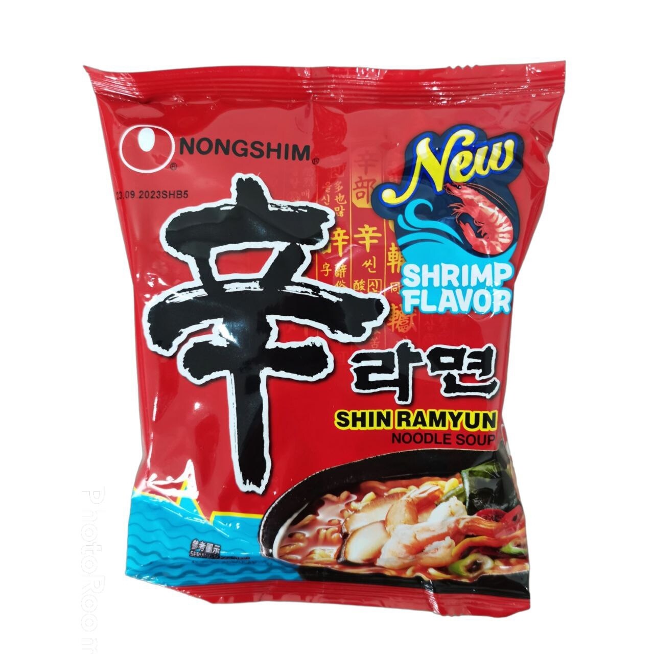 Nongshim shin ramyun shrimp flavor 120g