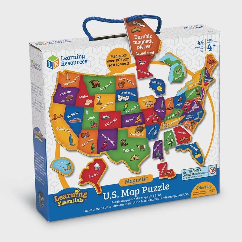 Learning Resources Magnetic U.S. Map Puzzle