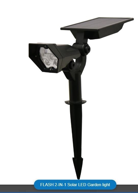 2-in-1 LED Solar Garden/Wall Light - Store - MCI Projects