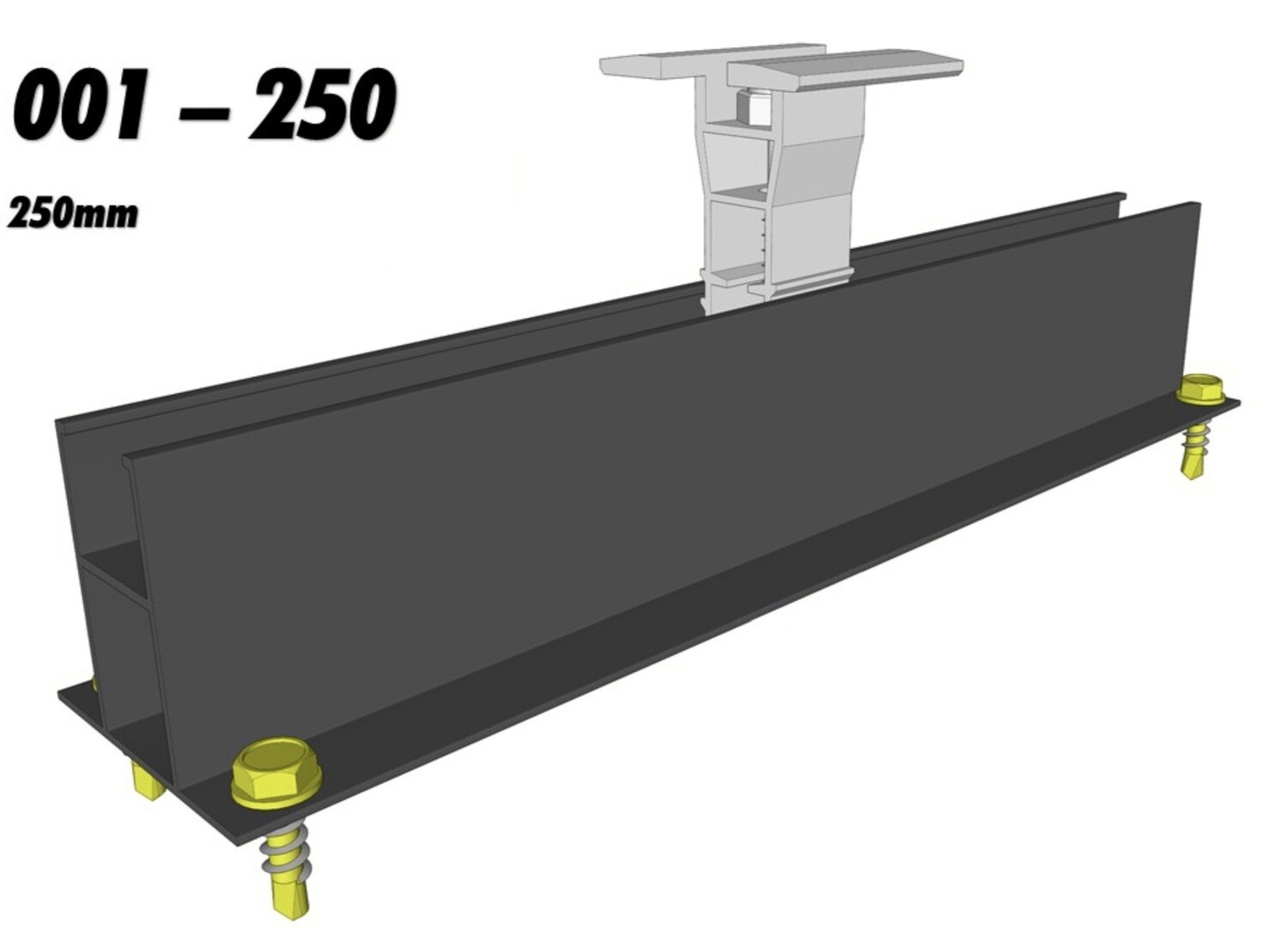Alu Short IBR Rail 250mm - Store - MCI Projects