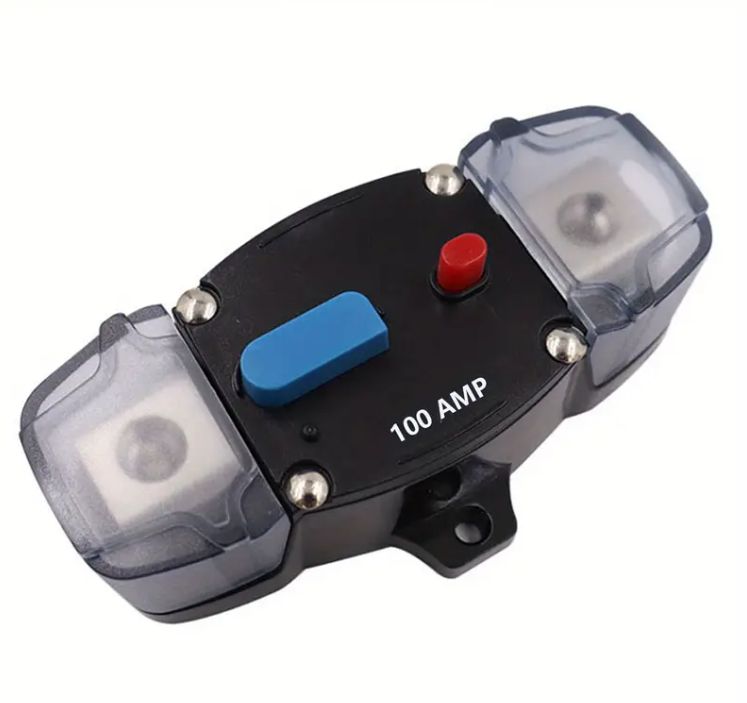 DC 12-48V Automatic Circuit Breaker Reset - 150A Fuse holder - Store ...