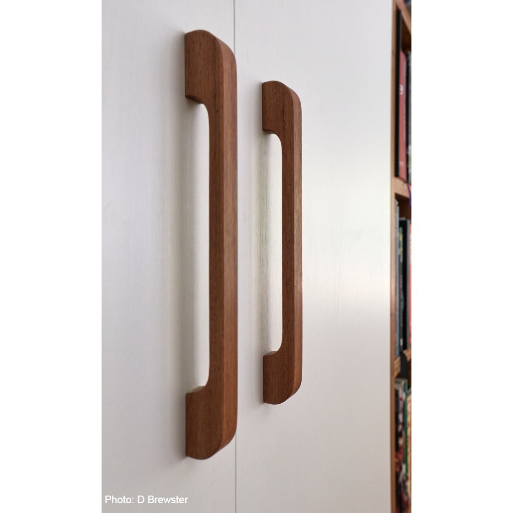 Door Handle | Lineal D: Curve on Curve Timber Joinery Handle | Online Store