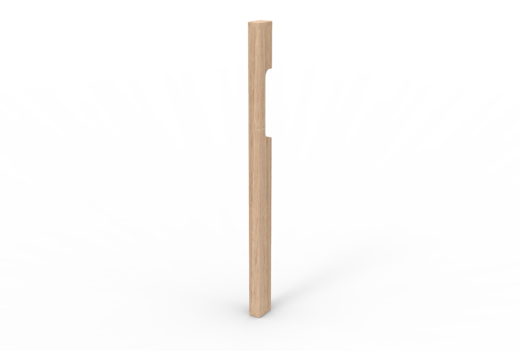 Door Handle | BODO CURVED Timber ENTRY Handle SET | Online Store