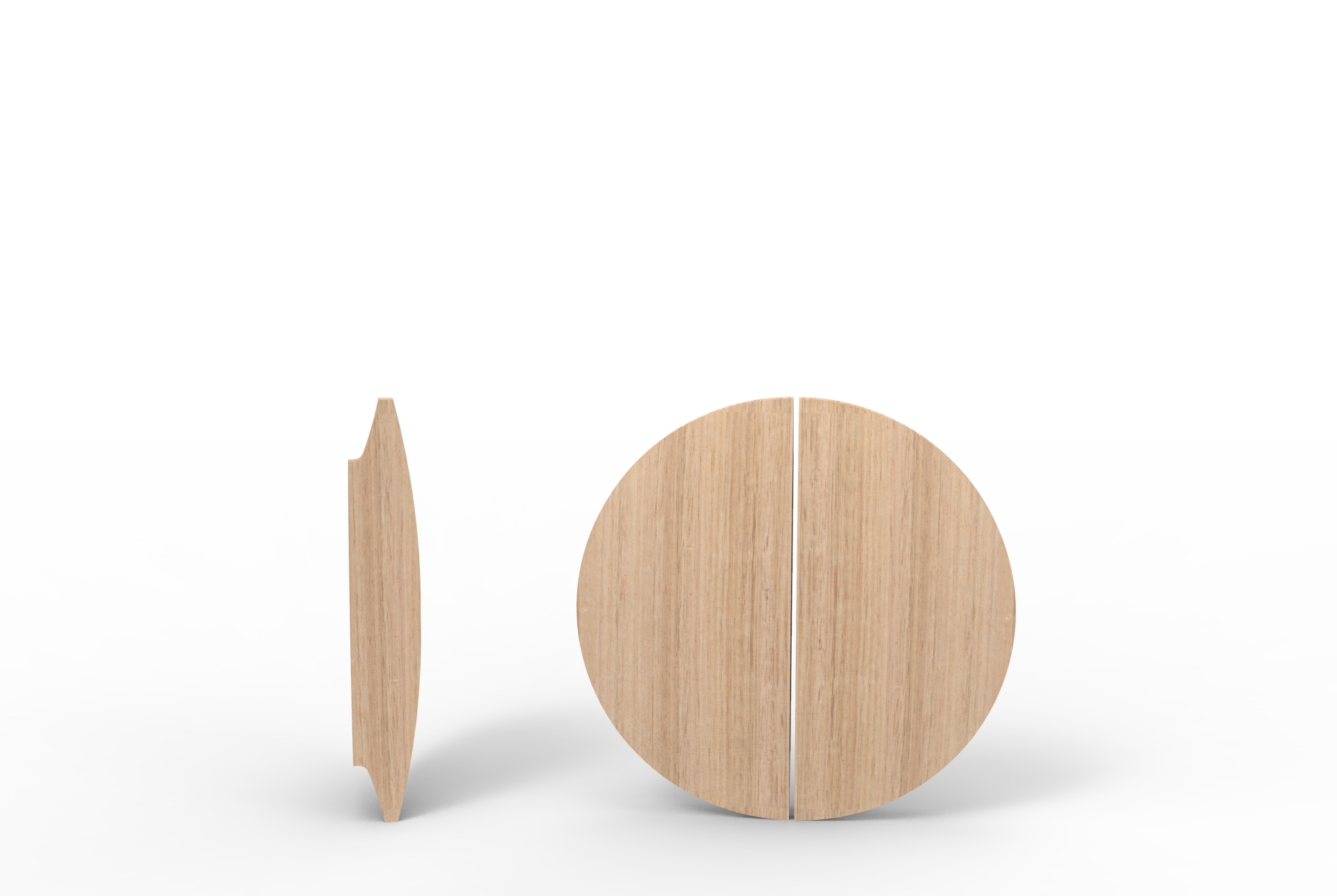 Door Handle | CURVED Half Moon PAIR Timber Joinery Handle | Online Store