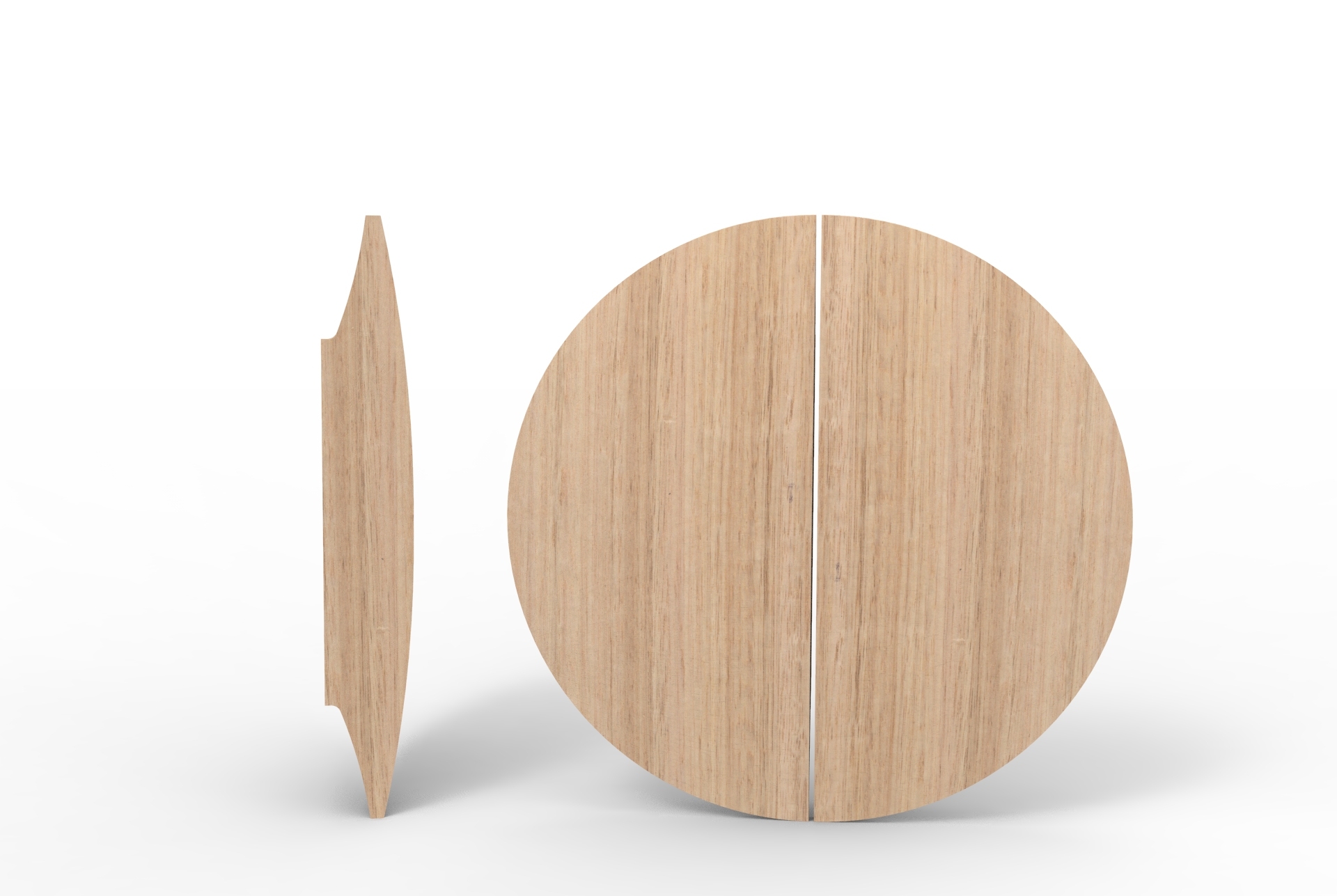 Door Handle | CURVED Half Moon PAIR Timber Joinery Handle | Online Store