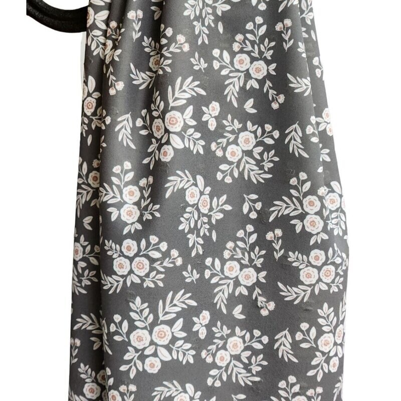 *Unique Design*Poly Swiss Dot Sage w/ Floral