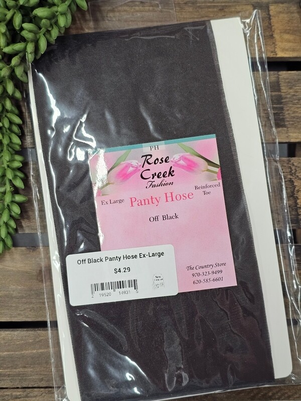 Off Black Panty Hose Ex Large