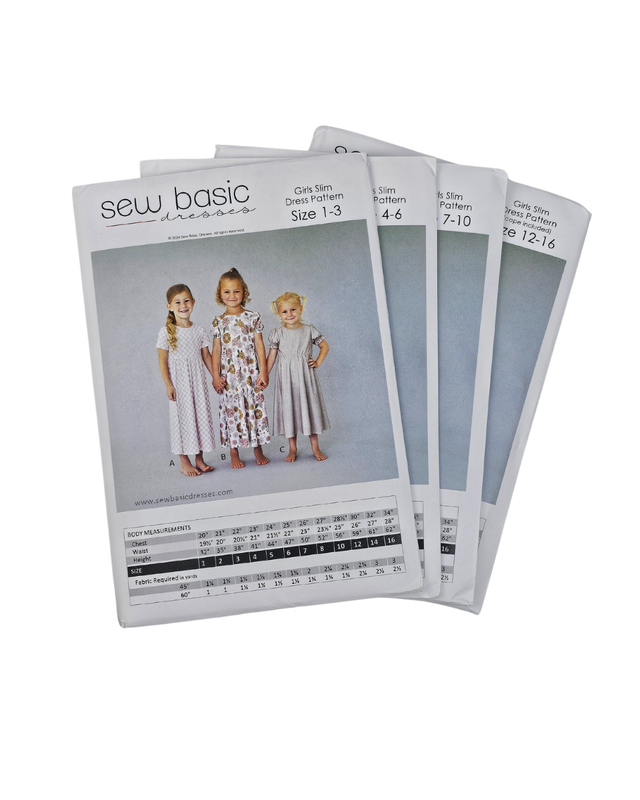 Girls Slim Dress Patterns