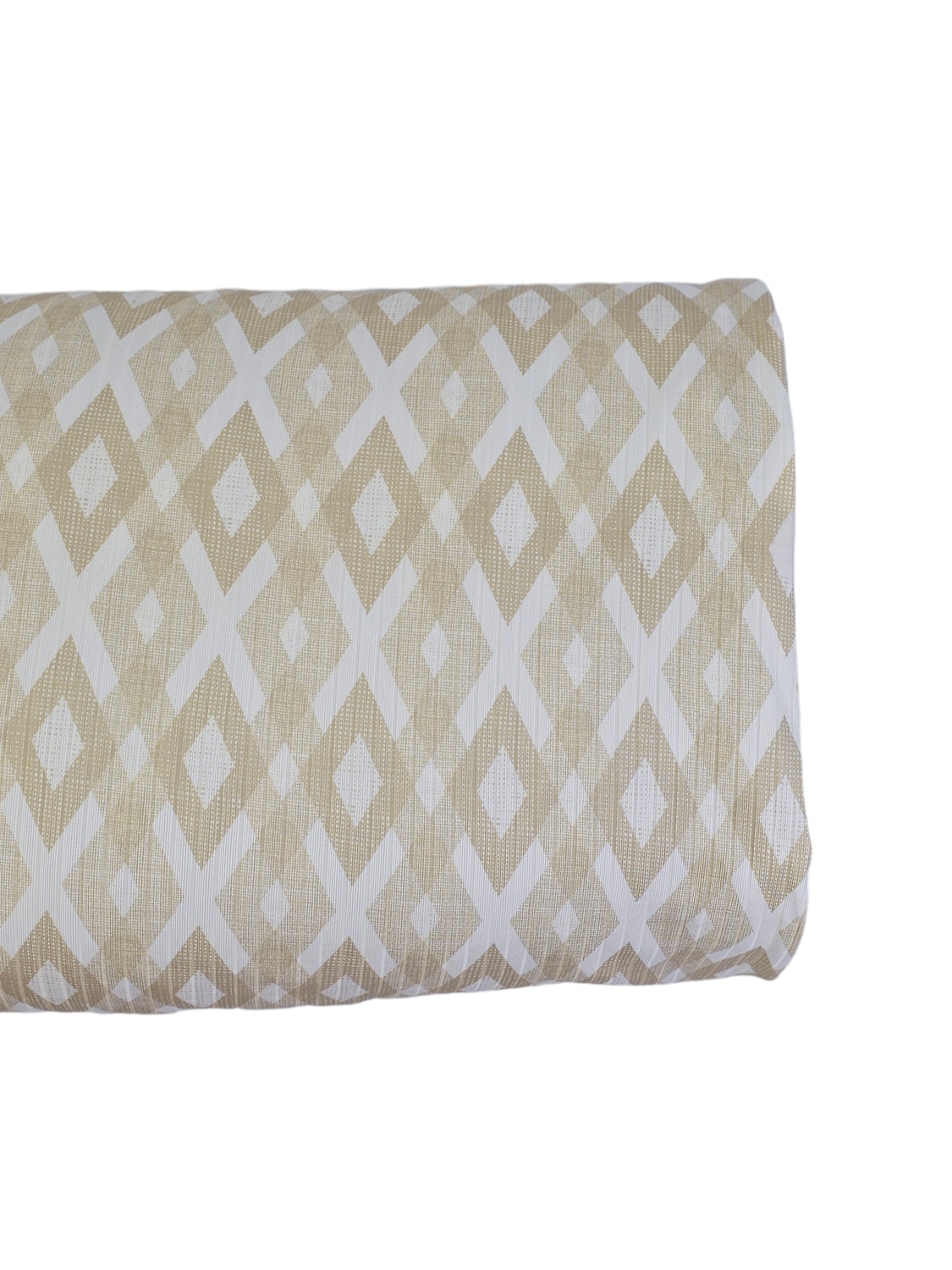 *Unique Design* Poly Ribbed Knit Diamond Array Desert Buff