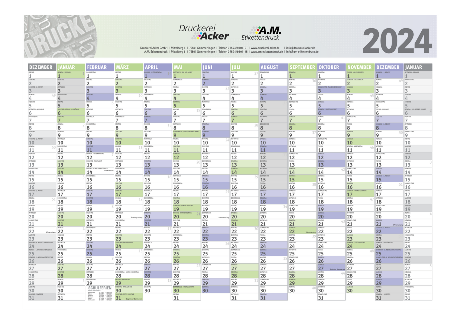 Kalender A4