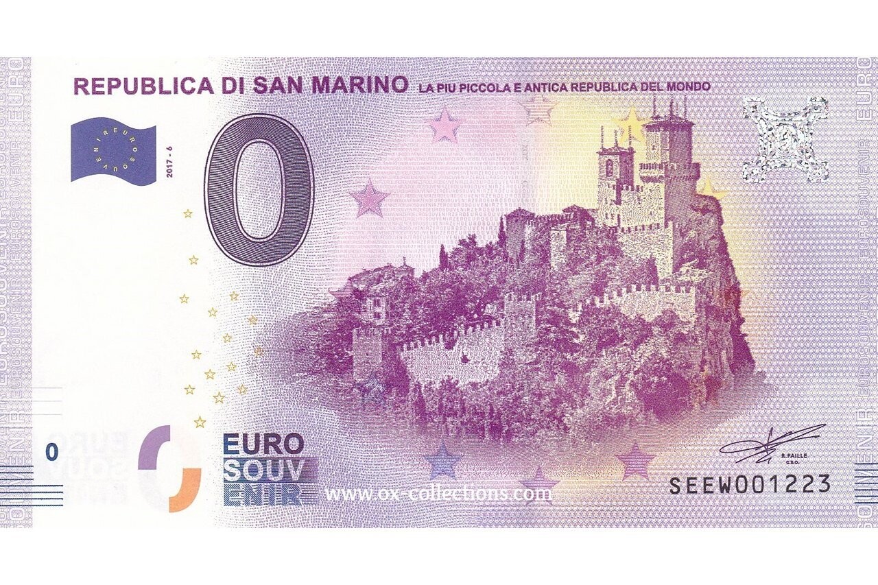 0 Euro Notes San Marino - Online Shop & List | Ox