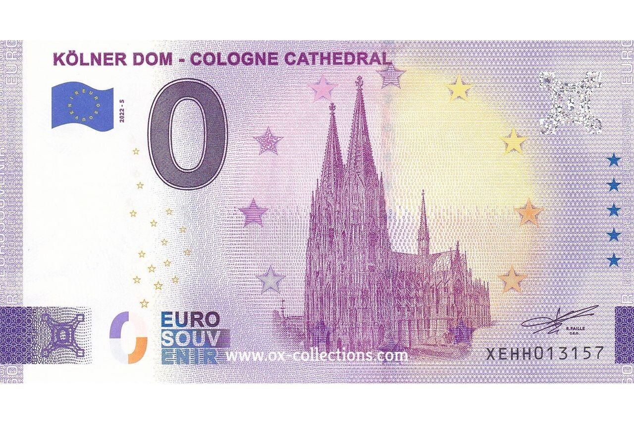0 Euro Note Kölner Dom XEHH-2022-5 | Ox
