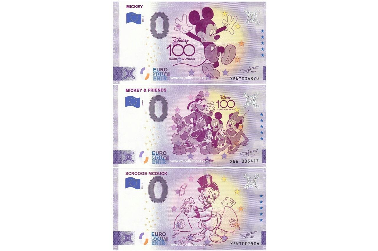 0 Euro Notes Sets - Online Shop | Ox