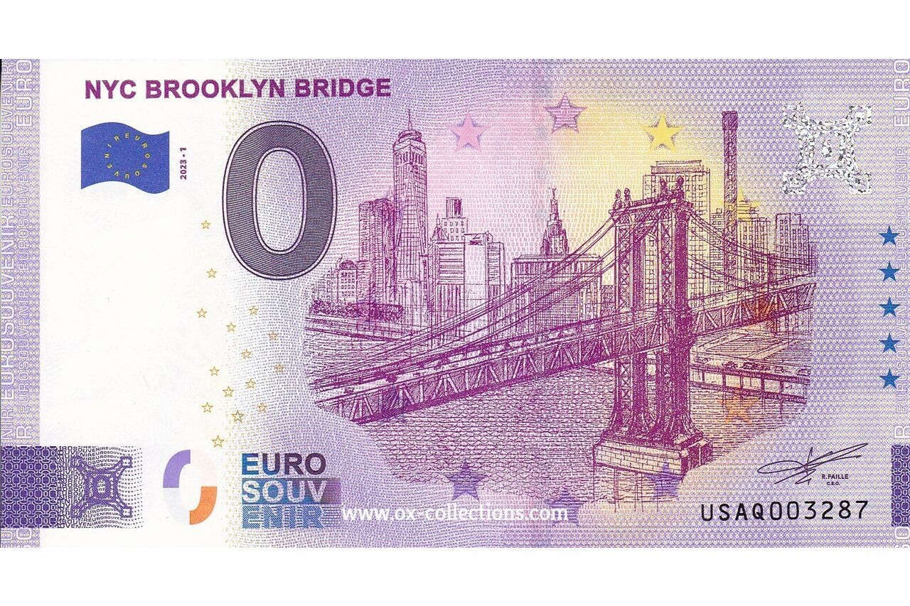 0 Euro Banknotes United States / USA – List & Overview | Ox