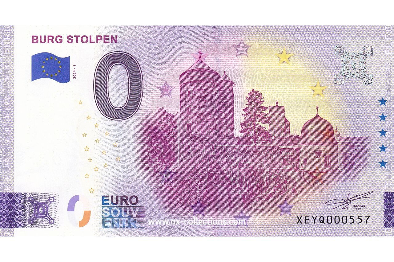0 Euro Note Burg Stolpen XELX-2024-4 | Ox
