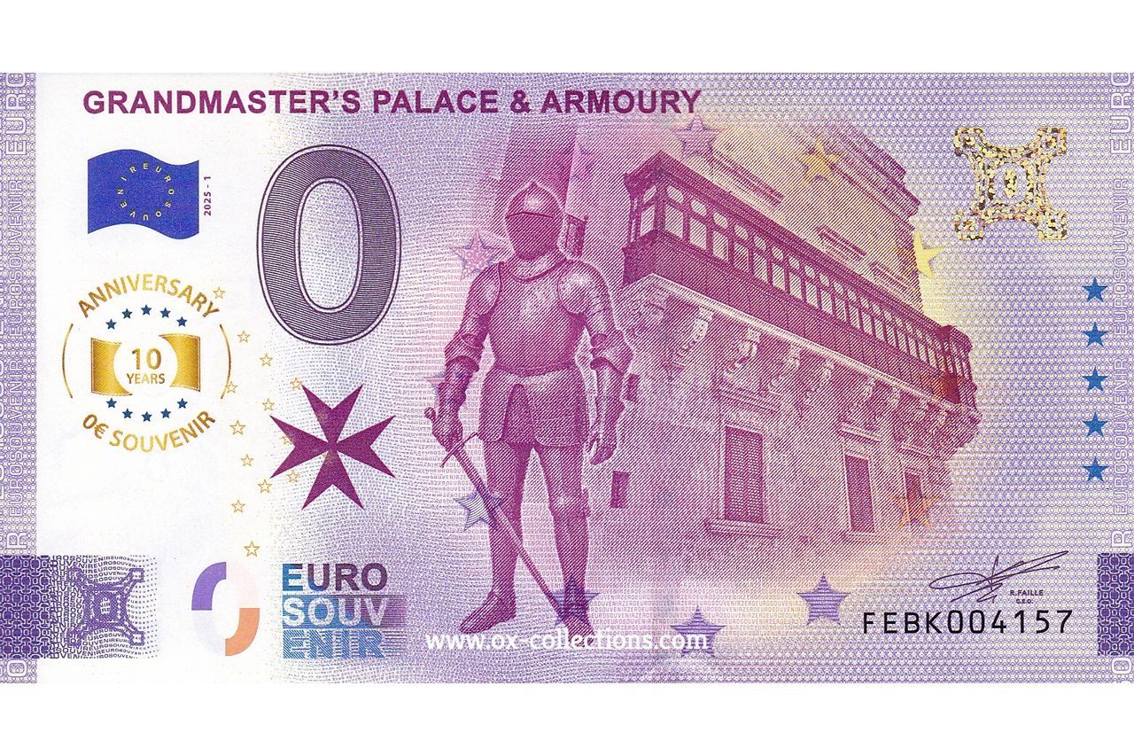 0 Euro Notes Malta - Online Shop & List | Ox