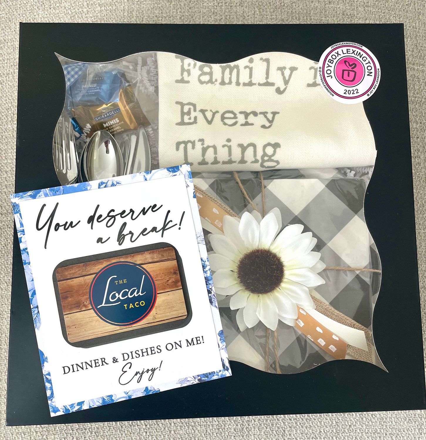 DINNER & DISHES ON ME